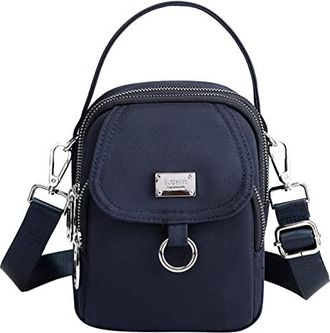 Generic Sac &agrave; bandouli&egrave;re d&eacute;contract&eacute; pour femme, sac &agrave; bandouli&egrave;re r&eacute;glable, sac fourre-tout &agrave; bandouli&egrave;re, bleu, Taille unique