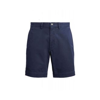 Ralph Lauren Homme, Shorts, Bleu, Taille: W36 Straight Fit Stretch Chino Shorts