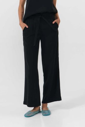 Suite13lab Damen vegan Hose Eo Schwarz