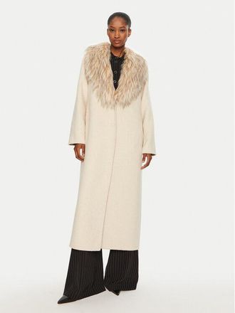 Luisa Spagnoli Wollmantel Supplica 541206 Beige Regular Fit