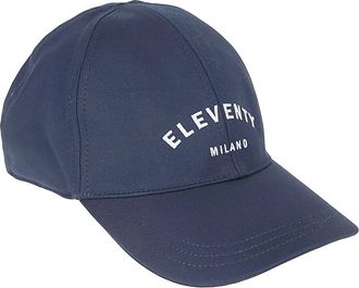 Eleventy Homme, Accessoires, Bleu, Taille: ONE Size Cotton Baseball Cap