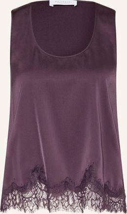 Rich & Royal Satintop Mit Spitze lila