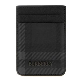 Burberry Bedruckter Canvas Kartenhalter - - Accessories - Herren - Grau - ONE SIZE