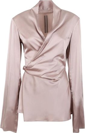 Rick Owens Laura LS Top - - Blouses & Shirts - Damen - Rosa - M