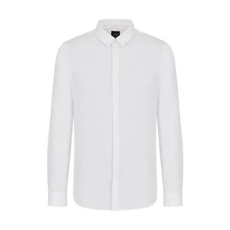 A|X Armani Exchange Homme, Chemises, Blanc, Taille: S Chemise Blanche 8Nzc31-Zn28Z