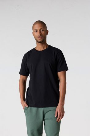 Jott T-shirt col rond homme en coton Noir Pedro - Taille XXL