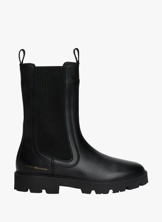 Tommy Hilfiger Bottines bout rond en cuir