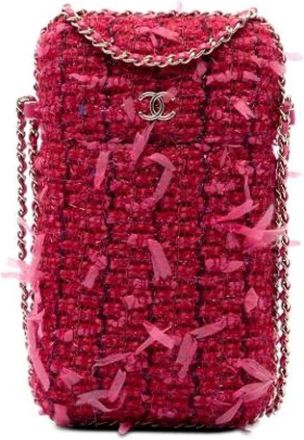 Chanel Pre-owned Phone Holder - Femme - Pre-owned - Rose - Taille: ONE Size