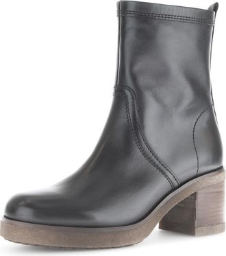 Gabor Damen Plateaustiefeletten, Frauen Stiefeletten,Leichte Mehrweite (G),Kurzstiefel,uebergangsschuhe,schwarz (Micro),38 EU / 5 UK