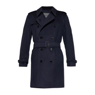 Burberry Homme, Manteaux, Bleu, Taille: 2XL Hastings Trench Coat