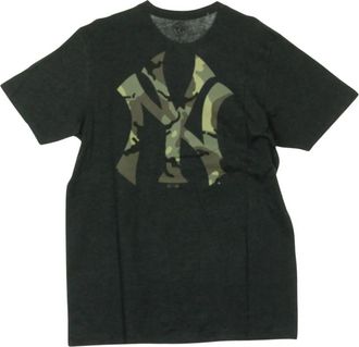 47 Brand Mlb Club Camo Tee Neyyan - - Tops - Herren - Schwarzk - XL