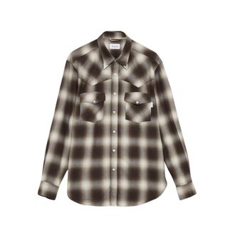 Amish Texaco Hemd - - Shirts - Herren - Braun - L