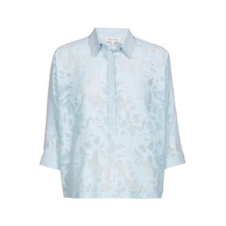 Marie M&eacute;ro Damen, Blusen & Hemden, Blau, 2XLGr&ouml;&szlig;e