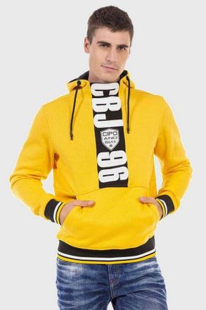 Cipo & Baxx Kapuzenpullover Sweatshirts (1-tlg) mit Markenprint