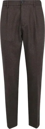 Cruna Homme, Pantalons, Brun, Taille: 2XL Slim-fit Pantalons
