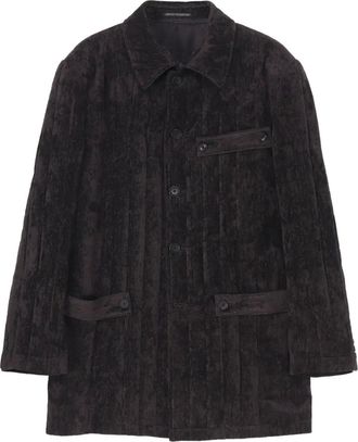 Yohji Yamamoto veste à boutonnière - Gris