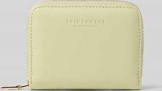 Seidenfelt Manufaktur Portemonnaie aus Leder mit Label-Pr&auml;gung Modell YLVA