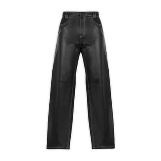 Axel Arigato Femme, Pantalons, Noir, Taille: 40 FR Spencer Leather Pantalons