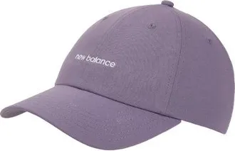 New Balance Damen Damen 6 Panel Linear Logo Hat in Violett/Wei&szlig;, Polyester, Gr&ouml;&szlig;e OSZ