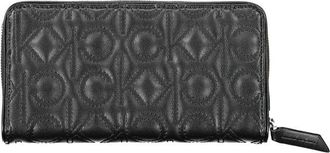 Calvin Klein Quilted Polyurethane Wallet - Black