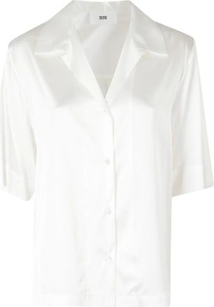 SOLOTRE Femme, Blouses et Chemises, Blanc, Taille: 40 FR Camicia