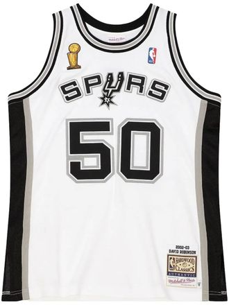 Mitchell & Ness maillot NBA San Antonio Spurs 2002 David Robinson - Blanc