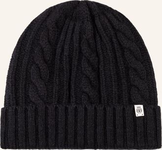 Roeckl Cashmere-M&uuml;tze Cabled Charm schwarz