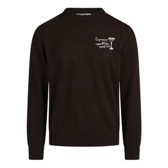 MC2 Saint Barth Pull Heron Light &agrave; col rond - Homme - Pulls - Brun - Taille: L