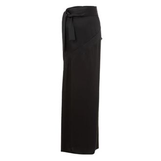 Tom Ford Satin Extra Langer Rock - - Skirts - Damen - Schwarzk - XS