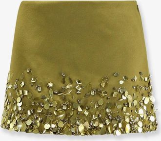 Retrof&ecirc;te Mini Skirt with sequins and rhinestones - RETROFETE - gender_Woman