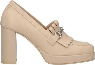 Nero Giardini Femme, Chaussures, Beige, Taille: 37 EU Mocassins en cuir italiens Design &eacute;l&eacute;gant