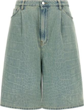 Nude Nude, Femme, Shorts, Bleu, Taille: 42 FR Kate Bermuda Shorts