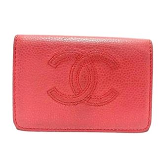 Chanel Pre-owned Leder Portemonnaie - - Pre-owned - Damen - Rosa - ONE SIZE