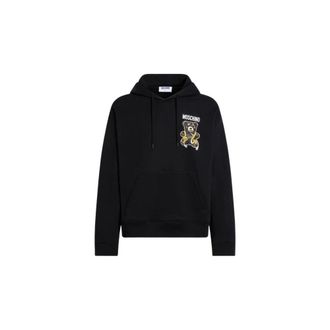 Moschino Teddyb&auml;r Baumwoll-Sweatshirt - - Sweatshirts & Hoodies - Herren - Schwarzk - M