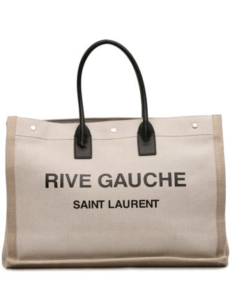 Saint Laurent sac port&eacute; &eacute;paule Rive Gauche (2021) - Marron