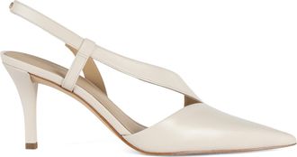 Michael Kors Damen Jaida Heeled Shoes, Creme (hell), 40.5 EU