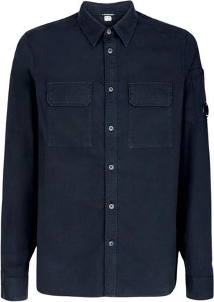 C.P. Company C.p. Company, Homme, Chemises, Bleu, Taille: M Chemise Gabardine