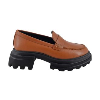 Hogan Leder Mokassin Ballerinas - - Shoes - Damen - Braun - 40 EU