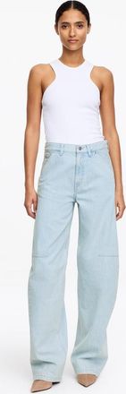 Arket PINE Relaxed Barrel Jeans -Blau