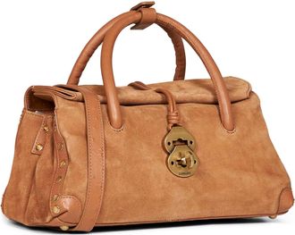 Zanellato Dotta Small Top Handle Bag - Camel