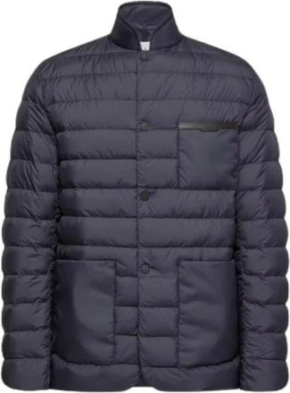 Moncler Kenai Mid-Length Daunenjacke - - Jackets - Herren - Blau - XL