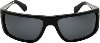 Off-white Off White - Bologna Sonnenbrille f&uuml;r Damen (Schwarz/Dunkelgrau)