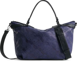 Desigual Accessoires Logorama Libia Hand Bag Blue