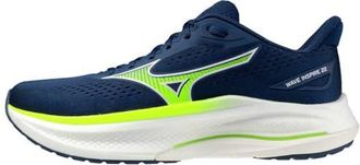 Mizuno Wave Inspire 22 Chaussures de course pour homme Bleu/jaune, Estate Blue Lightning Yellow L, 42.5 EU