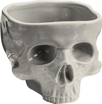 Generic Essenssch&uuml;ssel Skelett Halloween-Partysch&uuml;ssel Snackschale Halloween Halloween-Serviertablett Totenkopf-Snackschale Halloween-Snack-Servierskelett-Nah