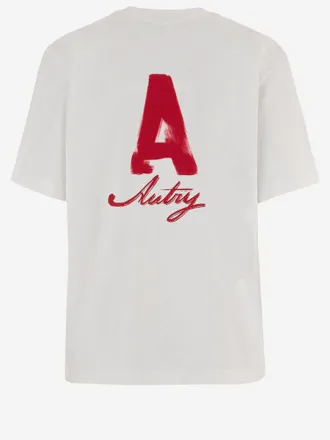 Autry Mens T-Shirt Cotton White T-Shirts And Polos