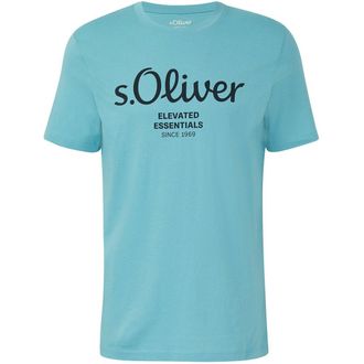 s.Oliver Homme T-shirt Paquet de 1 Logo T-Shirt