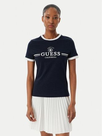 Guess T-Shirt V6GI08 K2975 Dunkelblau Regular Fit
