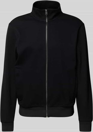 HUGO BOSS Sweatjacke mit Stehkragen