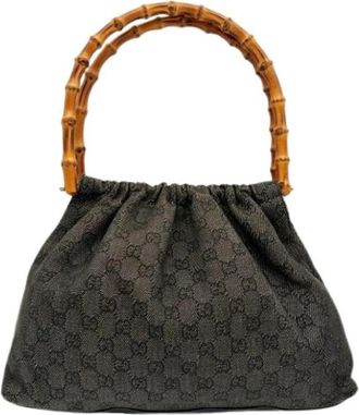 Gucci Pre-owned Vintage Bamboo Tote - - Pre-owned - Damen - Schwarzk - ONE SIZE